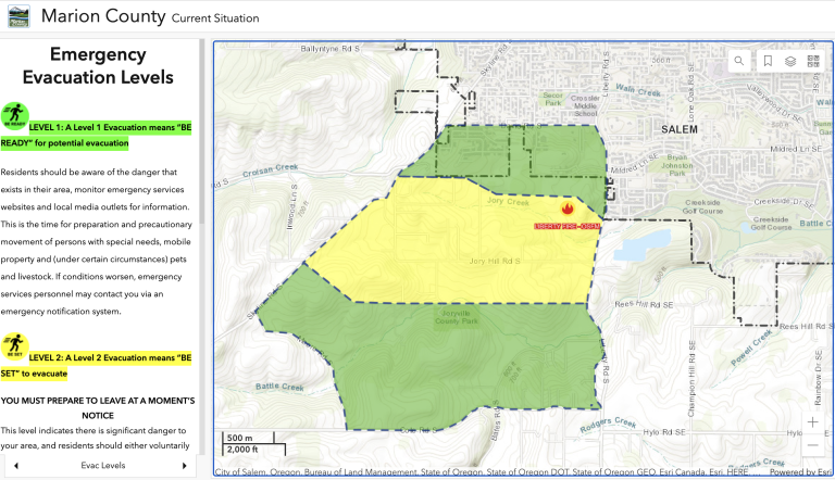 UPDATE: Evacuations downgraded as firefighters battle Liberty Fire ...