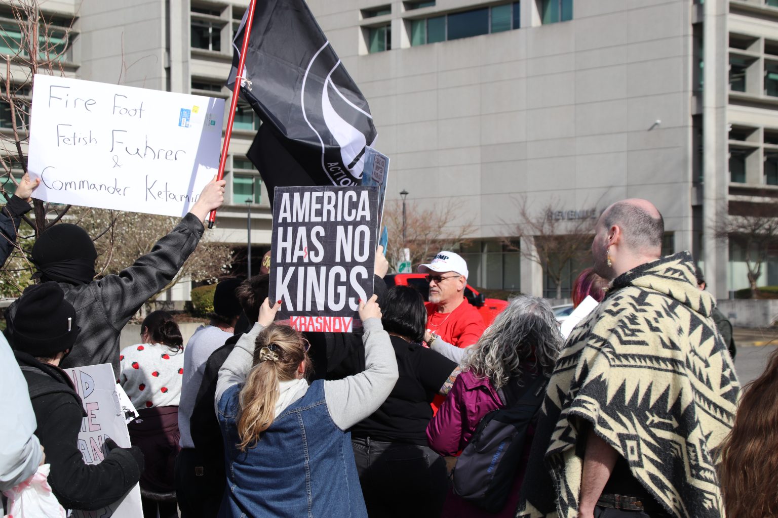 Anti-Trump protestors near Oregon Capitol voice concern for the fate of ...