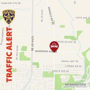UPDATE: Car stolen, driver at large after Madrona & Pringle collision ...